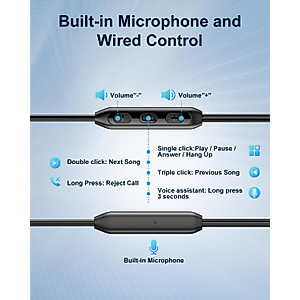 WYHOO USB C Headphones, USB Type C Earbuds Magnetic Wired Earphones with Microphone for iPhone15/15pro/15pro max, ipad pro,Samsung Galaxy S23 S22 S21 S20 Ultra,Note 10 20, Pixel 7/6/6a Oneplus