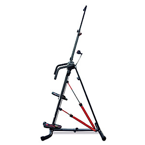 MaxiClimber XL-2000 Hydraulic Resistance Vertical Climber. Combines Muscle Toning + Aerobic Exercise for Maximum Calorie Burn. 12 Resistance Levels, Lightweight Aluminum Mainframe, Free Fitness App.