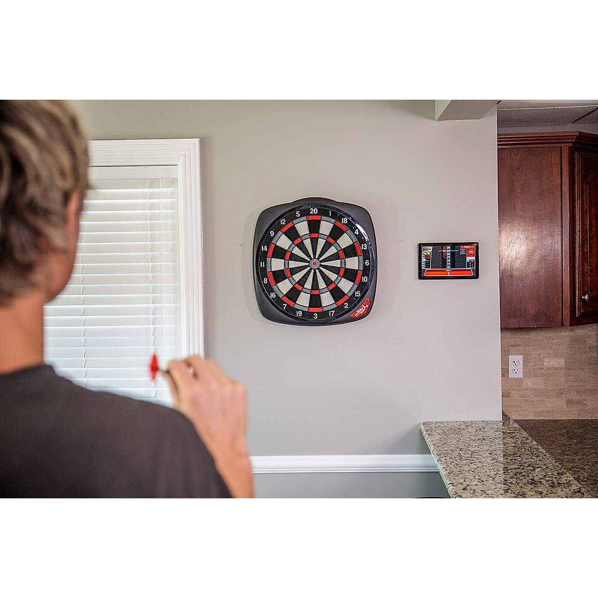 Arachnid SDB4000 Electronic Soft Tip Smart Dartboard with Online Game Play, Black (SDBC4000ARA)