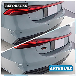 Zufoty Car Body Sticker, 3D Fender Badge Decal Car Sticker, Car Modification Label, 3D Letters Front Hood Badass Emblem Car Exterior Emblems Replacement Accessories Universal for Car Motorcycle SUV