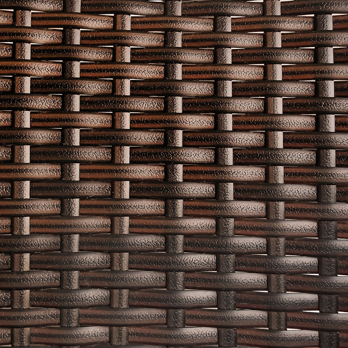 Laphivieh 120 Ft Wicker Repair Kit, Plastic Wicker Repair Supplies, Mixed Dark Brown, Synthetic Rattan Replacement Material for Patio Wicker Furniture Sofa Chair Repair