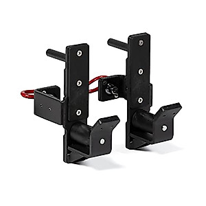 Titan Fitness T-3 Series Roller J-Hooks, Rated 1,000 LB Per Pair, Power Rack Attachment, Smooth Barbell Racking