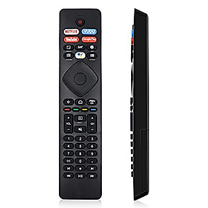 New RF402A-V14 Universal TV Remote Replacement for Philips Smart Android TV 43PFL5604/F7 43PFL5704/F7 50PFL5604/F7 50PFL5704/F7 55PFL5604/F7 75PFL5704/F7 (No Voice)