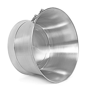 BirdRock Home Double Wall Round Beverage Tub - Stainless Steel - Ice Bucket - Metal Decorative Drink Cooler - House Party - Handles Small Container - Large