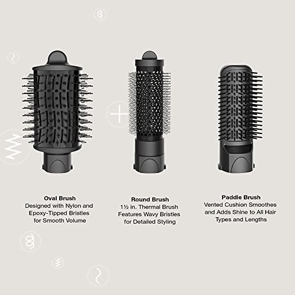 Conair The Curl Collective 3-in-1 Blowout Kit, 3 Interchangeable Brush Attachments to Create Your Perfect Blowout