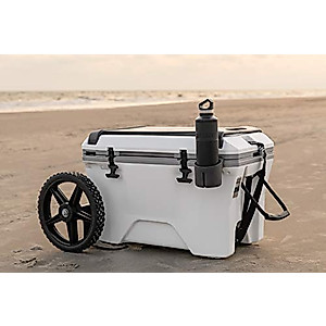 Camco Heavy-Duty Cooler Cart Kit, Includes Durable Straps and 12-Inch Wheels, White (51798)