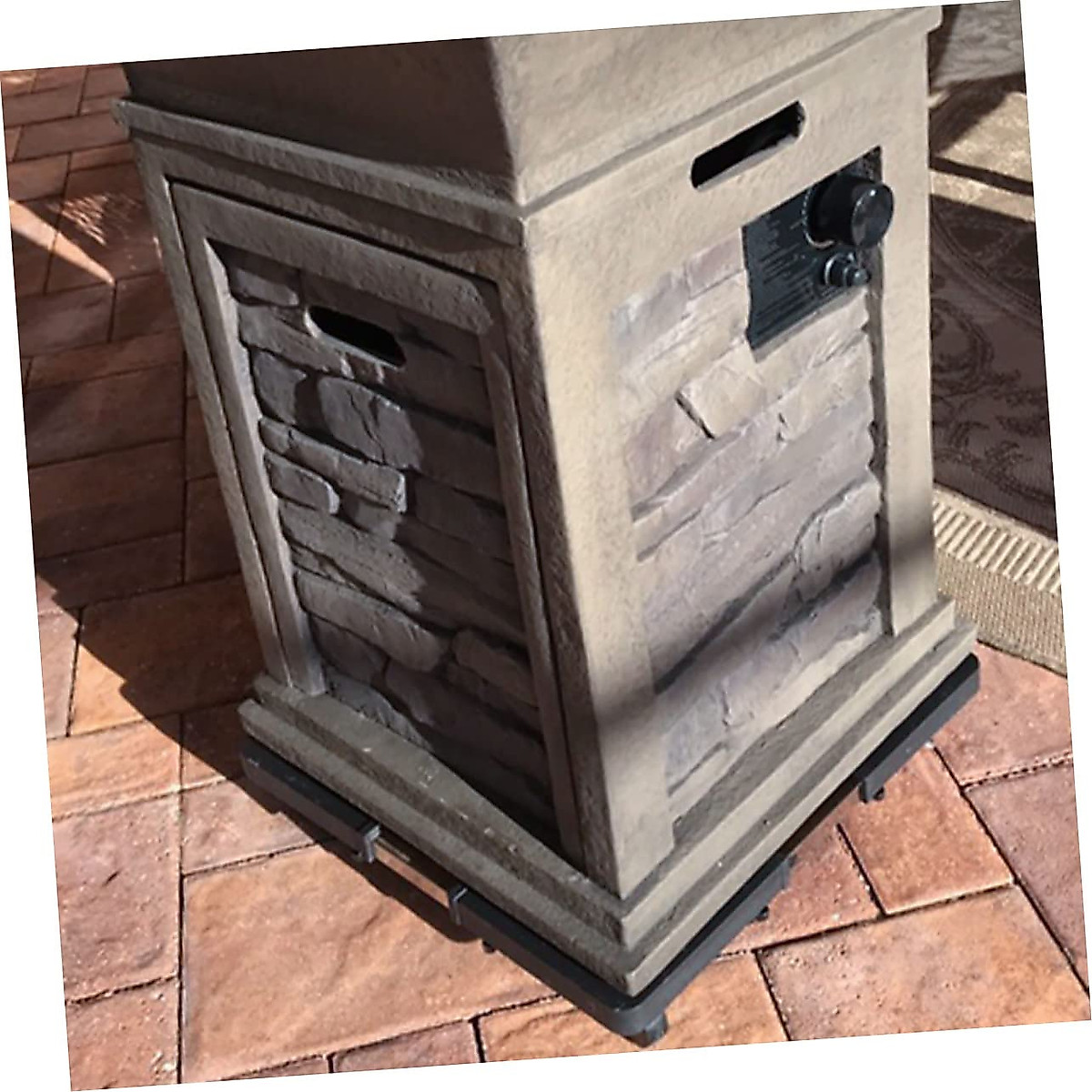 DOITOOL Wheel Mobile Bracket Soup Bowl with Lid Dolly Wheels Portable Mini Fridge Mini Fridge Stand Washer Base Portable+washing+machine Stainless Steel Trailer Electrical Appliance