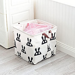 Square Folding Fabric Storage Basket Children Clothes Toy Storage Bucket MX2