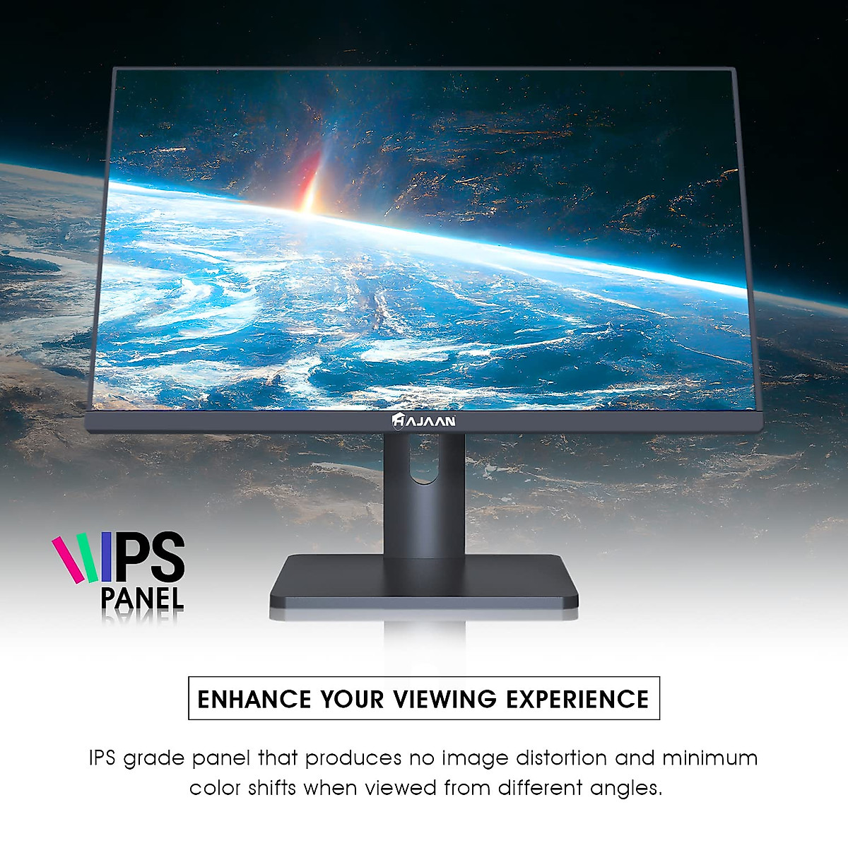 HAJAAN 24” Inch Full HD (1920 x 1080) IPS Desktop Monitor, 75 Hz Refresh Rate, Adjustable Tilt, Wall Mountable HDMI & VGA Ports | Monitor for PC, Ideal for Home & Business (S2423i)