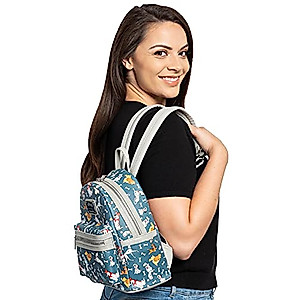 Loungefly Disney Dogs Mini-Backpack Handbag All Over Print Lady Tramp Dalmatians