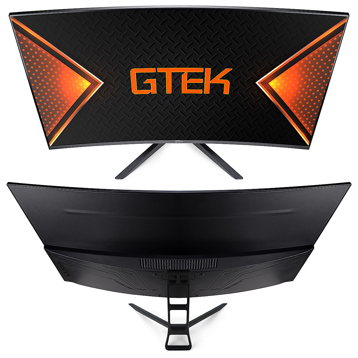 GTEK 165Hz 2K Gaming Monitor, 27 Inch Frameless Display QHD 2560 x 1440P, Curved 1800R, VA 1ms MPRT, Supports 144Hz HDR, FreeSync, DisplayPort/HDMI 2.0, VESA - Q2765VC
