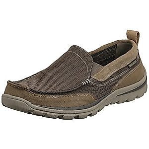 Skechers Men's Superior Milford Loafer, Light Brown, 12 M US