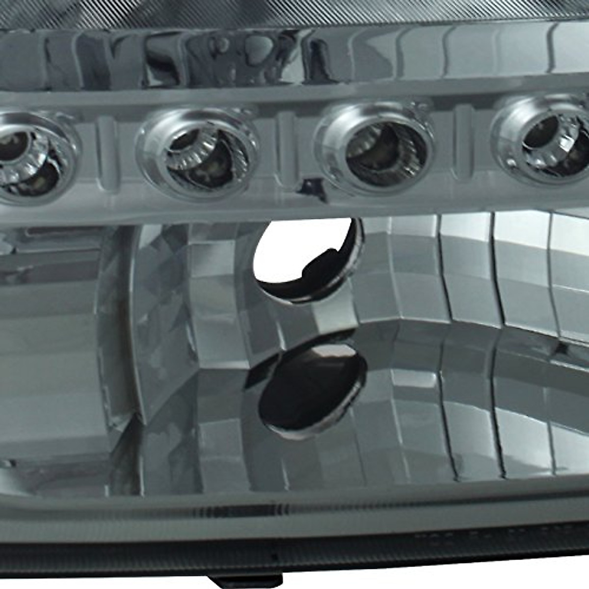 AKKON - For 1999-2004 Ford F250/350/450/550 Superduty Smoke LED Headlights w/Signal Lamps + Smoked Tail Lights Combo