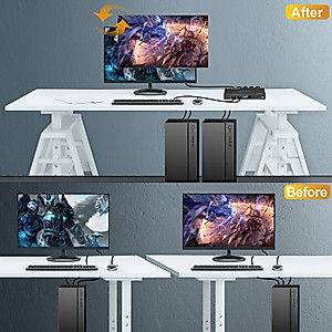 USB 3.0 KVM Switch HDMI 2 Computer 1 Monitor HotKey 4K60 4:4:4 HDR Atmos - 2 PCs Share Keyboard Mouse Printer Scanner Mac Windows,HDCP Pass, 2 USB3.0 Cable,USB Selector SW21KVM