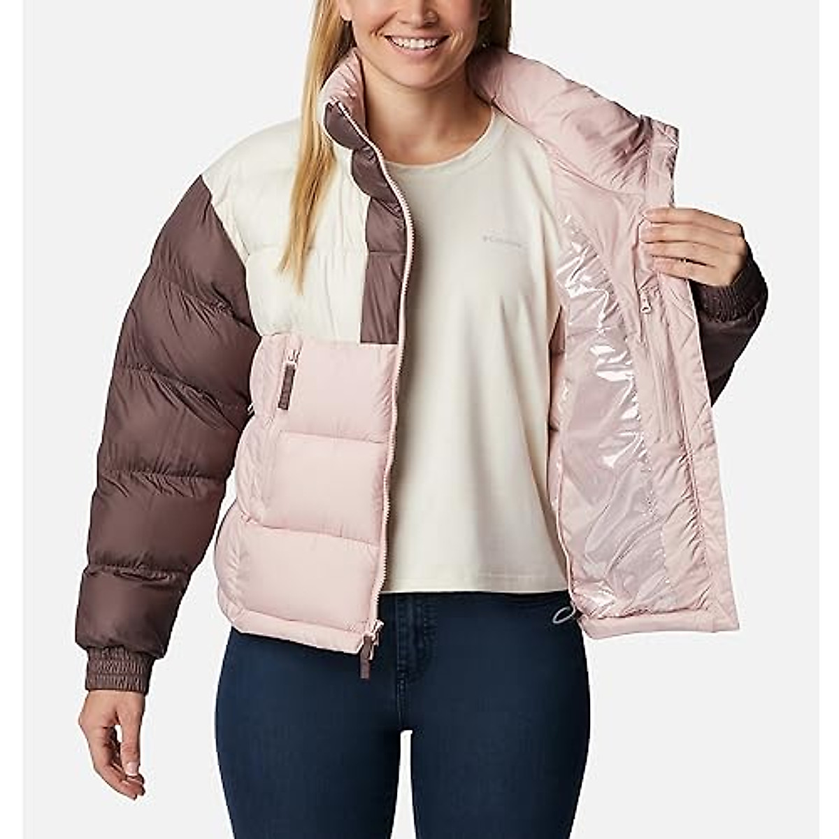 Columbia Pike Lake™ II Cropped Jacket Dusty Pink/Chalk/Basalt XL