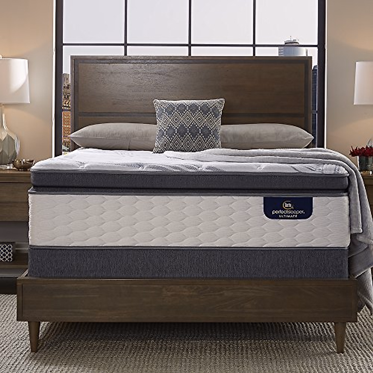 Serta Perfect Sleeper Elite Firm Super Pillow Top 700 Innerspring Mattress, Queen