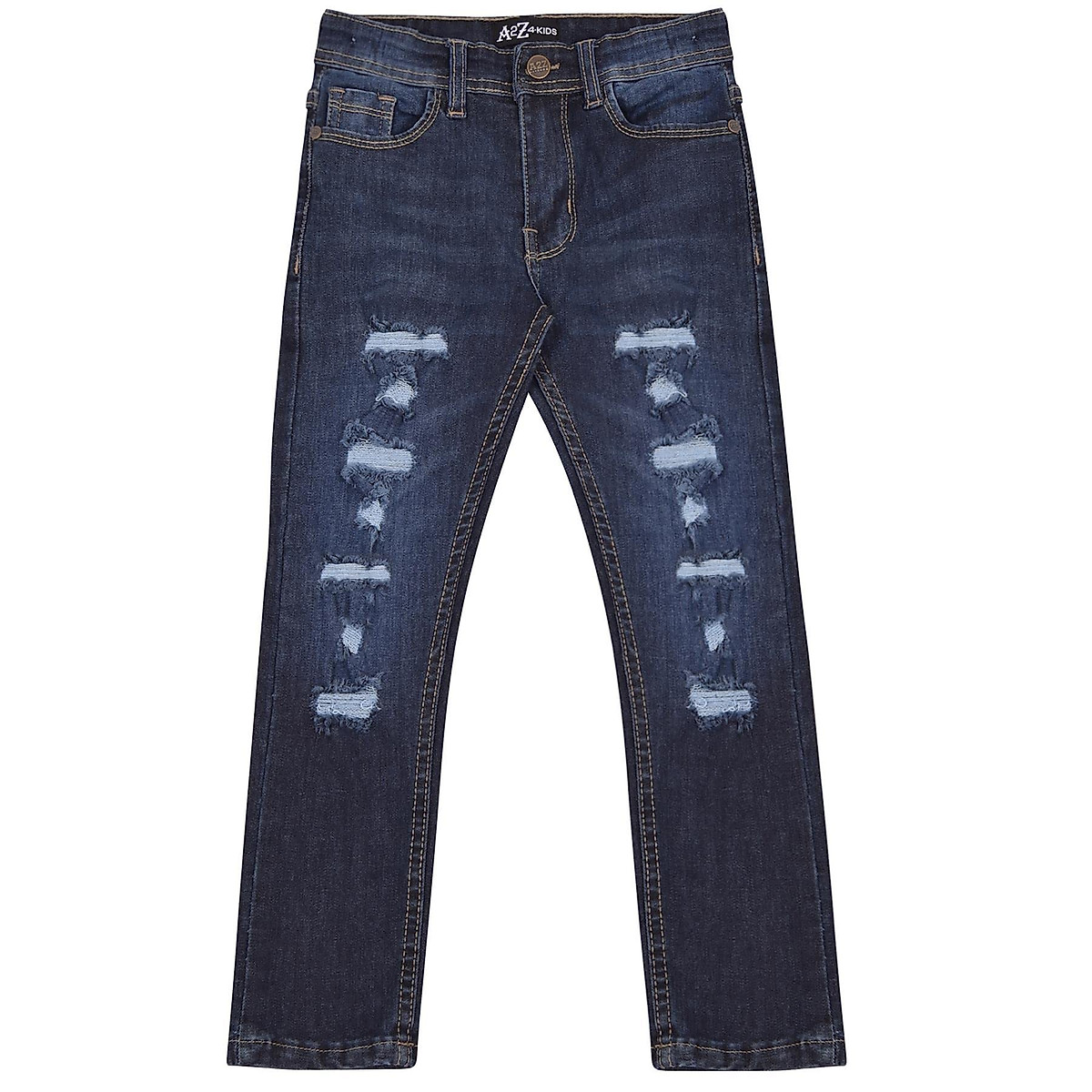 A2Z 4 Kids Jeans Lightweight Denim Ripped Skinny Stretch Comfort Jeans Pants