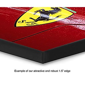 Canvas Art Print of XOTIKS Ferrari F40 - Fine Art Giclee Canvas Print Wall Art. Professional gallery wrap style and ready to hang Photo on Canvas Gallery Wrap Wall Display. (402) (24" x 36")