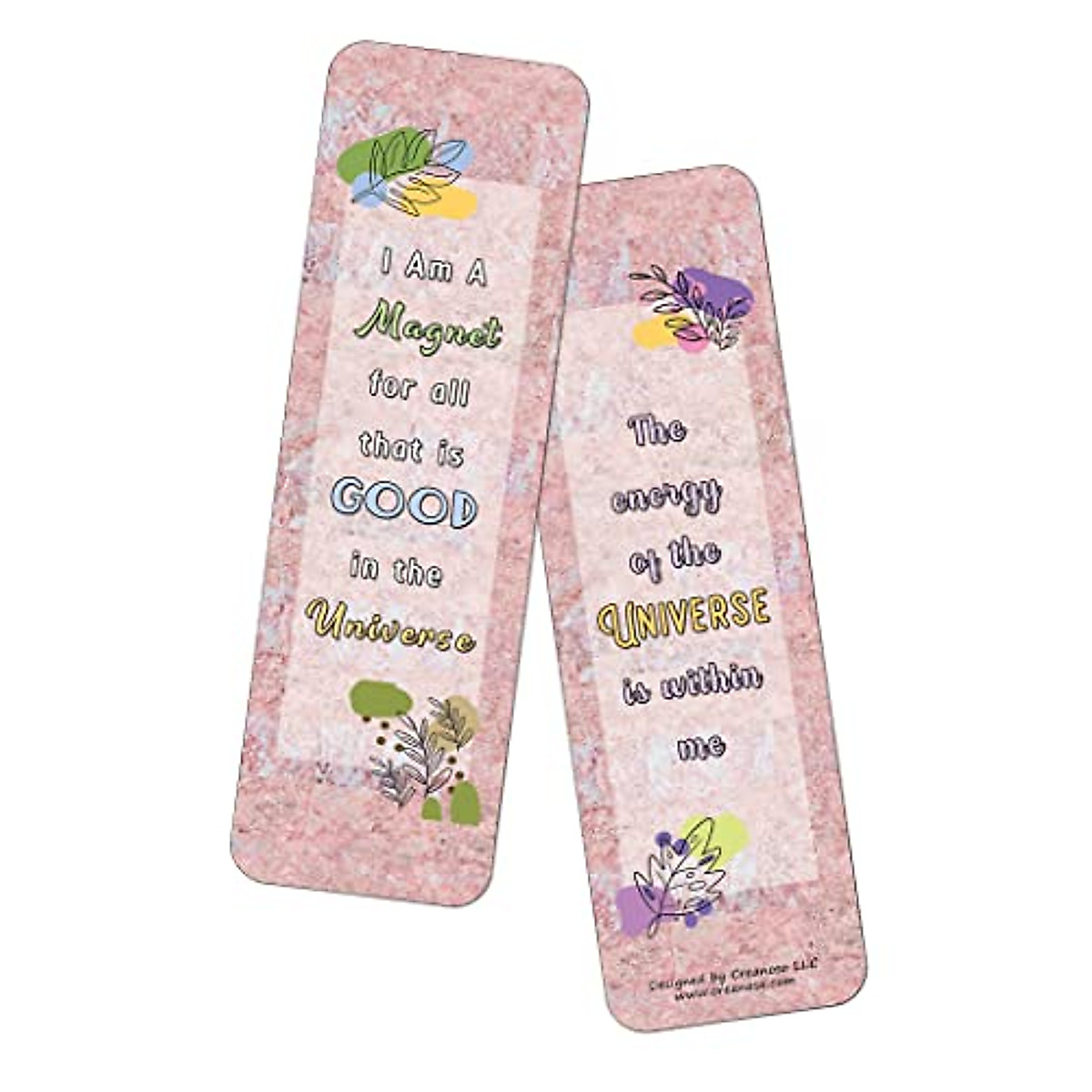 Positive Manifestation Bookmarks (5-Sets X 6 Cards)