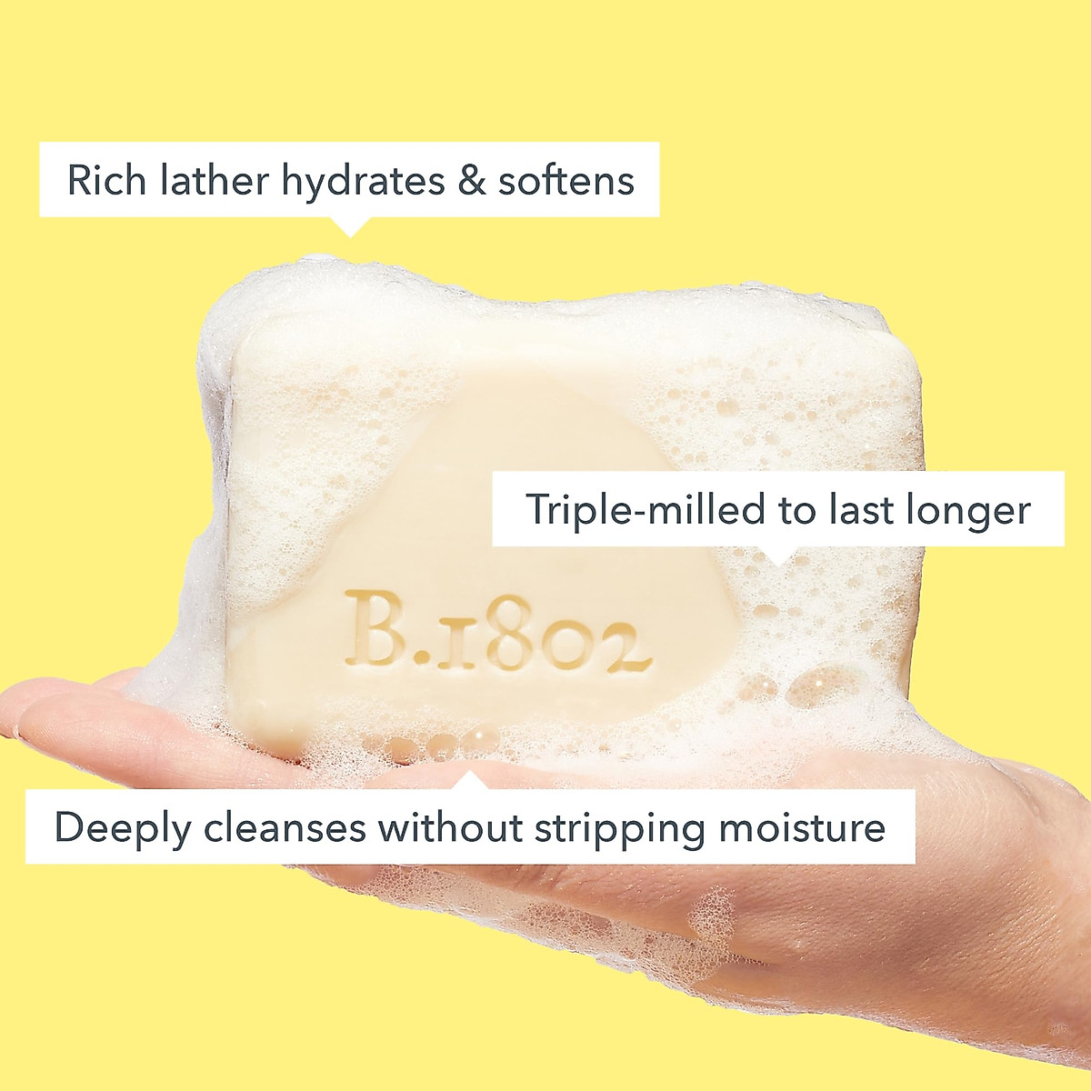 Beekman 1802 Goat Milk Body Soap Bar, Honey & Orange Blossom - Scented - 9 oz - Nourishes, Moisturizes & Hydrates - 100% Vegetable Soap with Lactic Acid - Good for Sensitive Skin - Cruelty Free