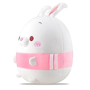SNOWOLF Cute Rabbit Plush Pillow Stuffed Animals Toys, 13" Kawaii Plush Doll Rabbit Hugging Pillow Super Soft Cartoon Throw Pillow for Girls & Boys Brithday Gift