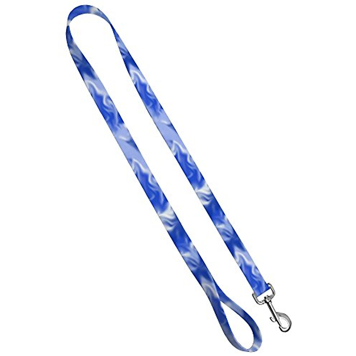 Moose Pet Wear Deluxe Dog Leash - Patterned Heavy Duty Pet Leashes, Made in the USA - 1 Inch x 6 Feet, Blue Smoke