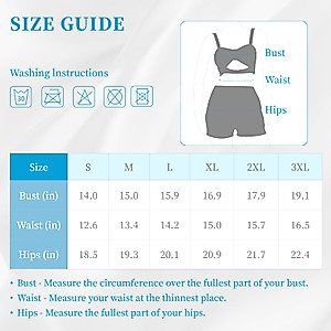 BOSREROY 2 Piece Women Swimsuit with High Waist Boyshort, Womens Bathing Suits Elastic& Strecthy for Beach Sports Swim Wear