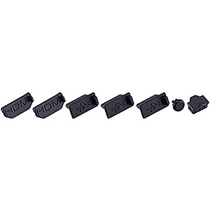 7PCS HDMI Dust Plug Silicone Dust Proof Cover Dust Stopper Dustproof Case Kits for Xbox One X Xbox One S Gaming Console