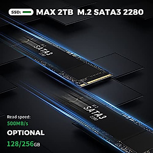 TRIGKEY Mini PC Computer Desktop PC Intel 11th Generation Processors N5095 Micro Computer,16G DDR4 500G M.2 SSD 2280 Green G3, Support Micro PC W10 Pro Dual 4K@60Hz HDMI/WiFi 5/BT