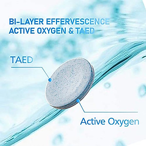 APPTRIN Retainer Cleaner Tablets Denture Cleansing Tablets for Night & Mouth Guard, False Teeth Cleaning, Removes Odors Stains Plaque Mint Flaver (White 36Pcs)