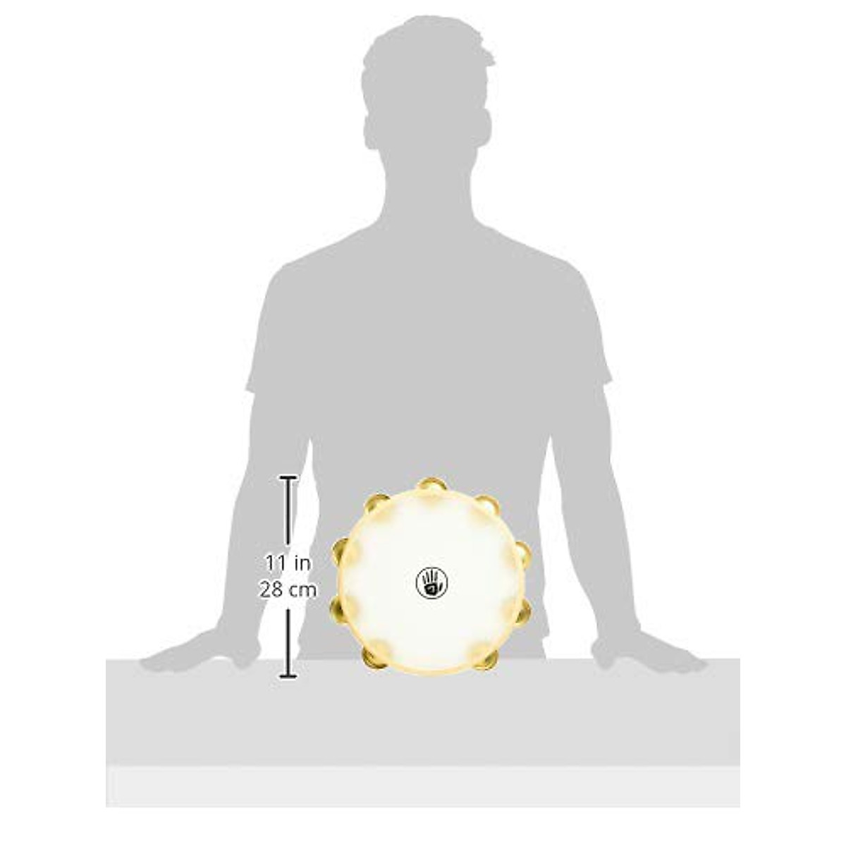 Black Swamp Percussion TDOV Overture Double Row Tambourine - 10-inch