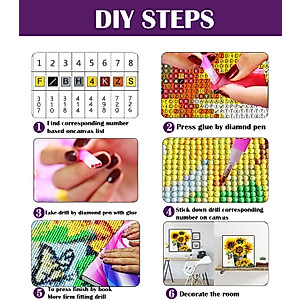 DIY 5D Diamond Painting Kits for Adults Ice Aisa Full Drill Diamond for Adults, Cartoon Diamond Painting Arts for Adults, Painting Rhinestone Embroidery Pictures, Ice, 16x12inch