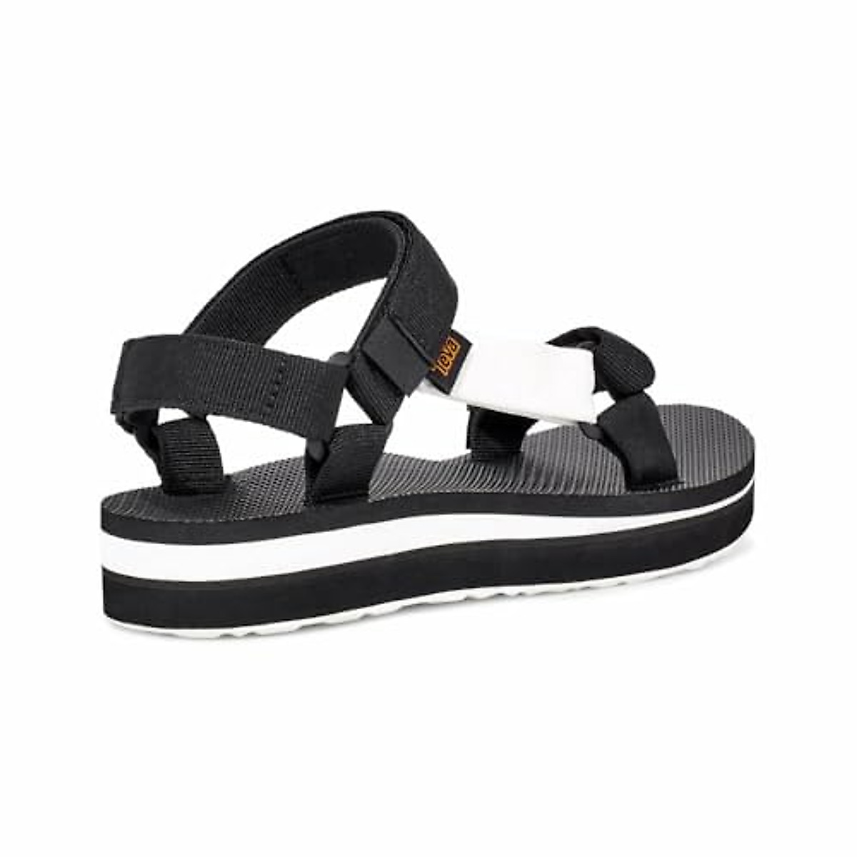 Teva Women's Midform Universal Sandal, Black/Bright White, 10