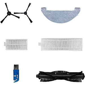 Side Brushes Water Tank Air Filters Mop Accessory Kit Compatible with 360 P7 Robot Vacuum