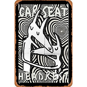 Yzixulet Day Gift for Car Twin Seat Headrest Band for Movie Fans Poster Retro Metal Tin Vintage Sign 12 X 8 Inch Home Bar Man Cave Wall Decor