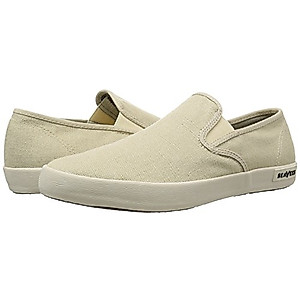 SEAVEES Men's Baja Slip On Classic Sneaker, Natural, 10