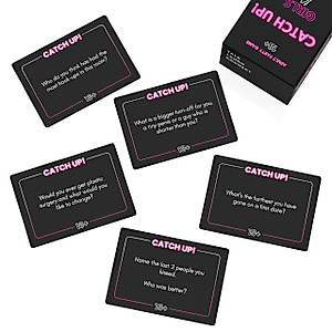 BLY Games Catch Up! Girls Night 18+ Party Game | Spicy Thought Provoking Conversation Starters for Fun Girls Nights, Bachelorette and Birthday Party