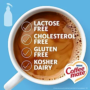 Nestle Coffee mate Coffee Creamer, French Vanilla, Concentrated Liquid Pump Bottle, Non Dairy, No Refrigeration, 50.7 Fl. Oz (Pack of 2)
