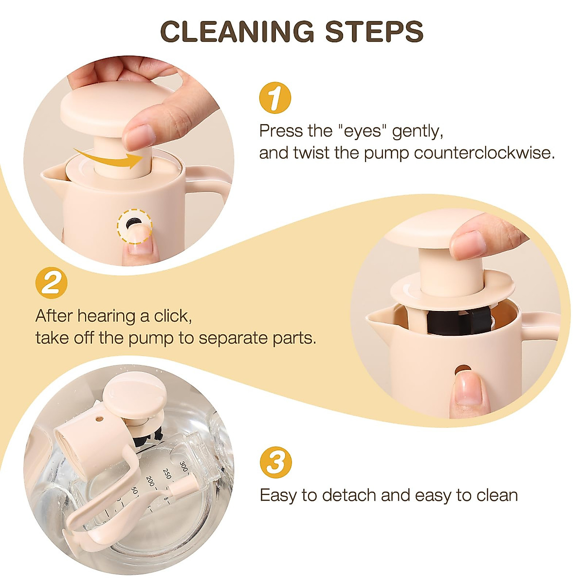 Vucchini Salad Dressing Mixer Bottle Salad Dressing Shaker Cruet Homemade Salad Dressing Container Glass Juice Storage,Pink, 10 oz