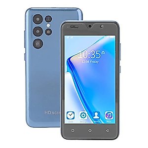 Bewinner S22 Unlocked Smartphone, 5.0in HD Screen 2GB RAM 32GB ROM Dual SIM Card 3G Cellphone with Face Recognition for Android 6.0(Light Blue)