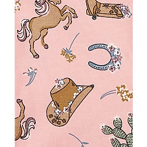 The Children's Place Baby Toddler Girls Fashion Leggings 4-Pack, Praire Ditzy/Lilac/Lake Blue/White Fair Isle 4 Pack, 4T