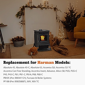 YAOAWE Pellet Stove Igniter Parts Replacement for Harman Stoves, 306W Ignitor Hod Rod Replacement Part Models 3-20-677200, 3-20-06783, 1-10-06620.