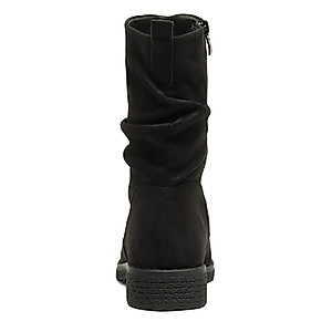 DREAM PAIRS Women's DMB213 Mid Calf Combat Riding Fashion Winter Boots Black Size 8