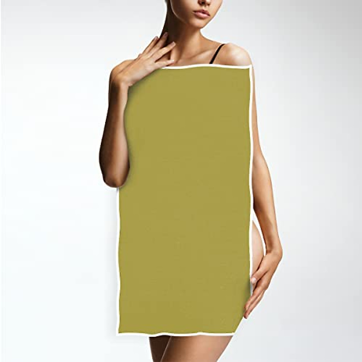 Brass Cotton Fingertip Towels 30 x 15 Inches Absorbent and Soft Terry Towel for Bathroom Powder Room Guest and Housewarming Gift