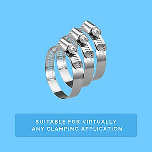 Koehler Enterprises KE24BX 10 Piece Hose Clamp Box (Size SAE 24), Silver