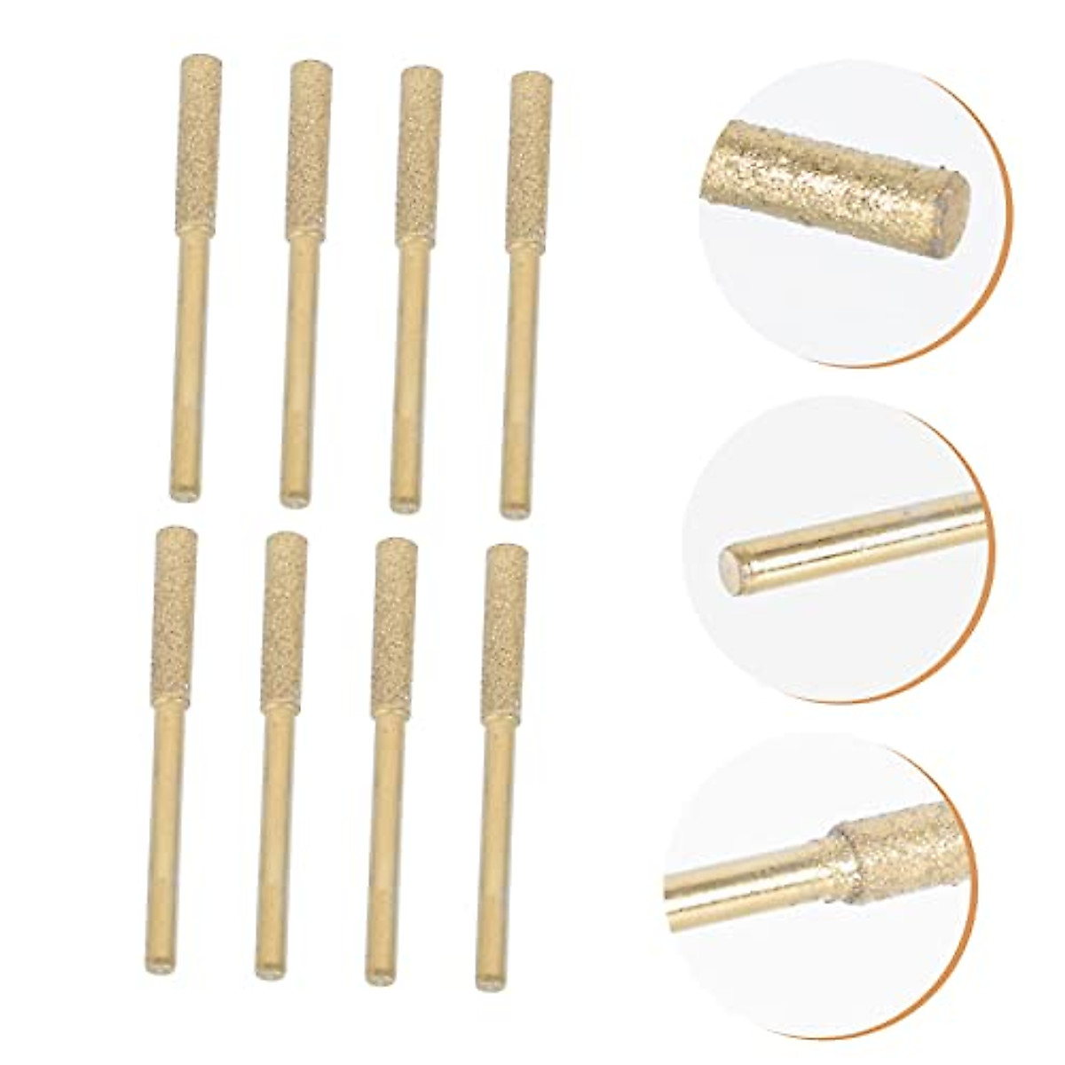Yardwe 8 Pcs Chainsaw File Chain Tool Home Tools Electric Sharpener Burr Grinding Home Sharpener Diamond Abrasive Deburring Sharpener Practical Diamond Sharpener Sharpening Diamond Tool