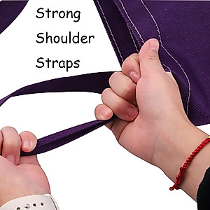 TSOTMO Purple Tote Pouch Purple Background Tote Bag Lover of All Things Purple Gift Purple Designed Tote Bag For Purple Lovers (Purple Canvas)