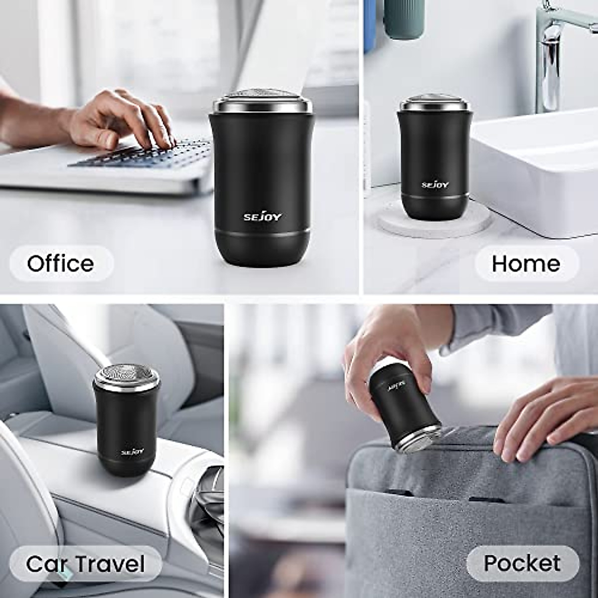 Sejoy Mini Electric Shaver for Men,Facial Hair Remover for Women,Pocket Size Washable Electric Razor,Wet Dry Beard Trimmer,Rechargeable,Portable,for Face, Arms, Legs,Suitable for Home,Car,Travel