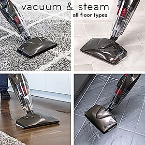 H2O Power X - Multi-Purpose Steam Cleaner, Handheld Powerful Wet/Dry Vacuum, Convertible, Clean All Surfaces