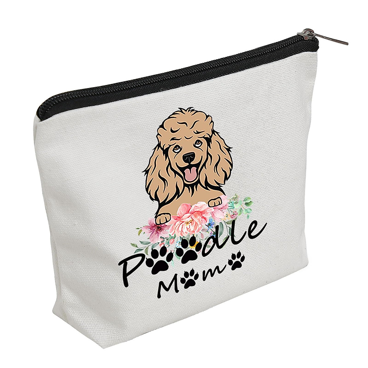 WZJHCL Poodle Mama Survival Kit Poodle Mom Makeup Bag Poodle Lover Owner Cosmetic Bag Mothers Day Gift For Poodle Mama Travel Storage Organizer Bag (Poodle mama)